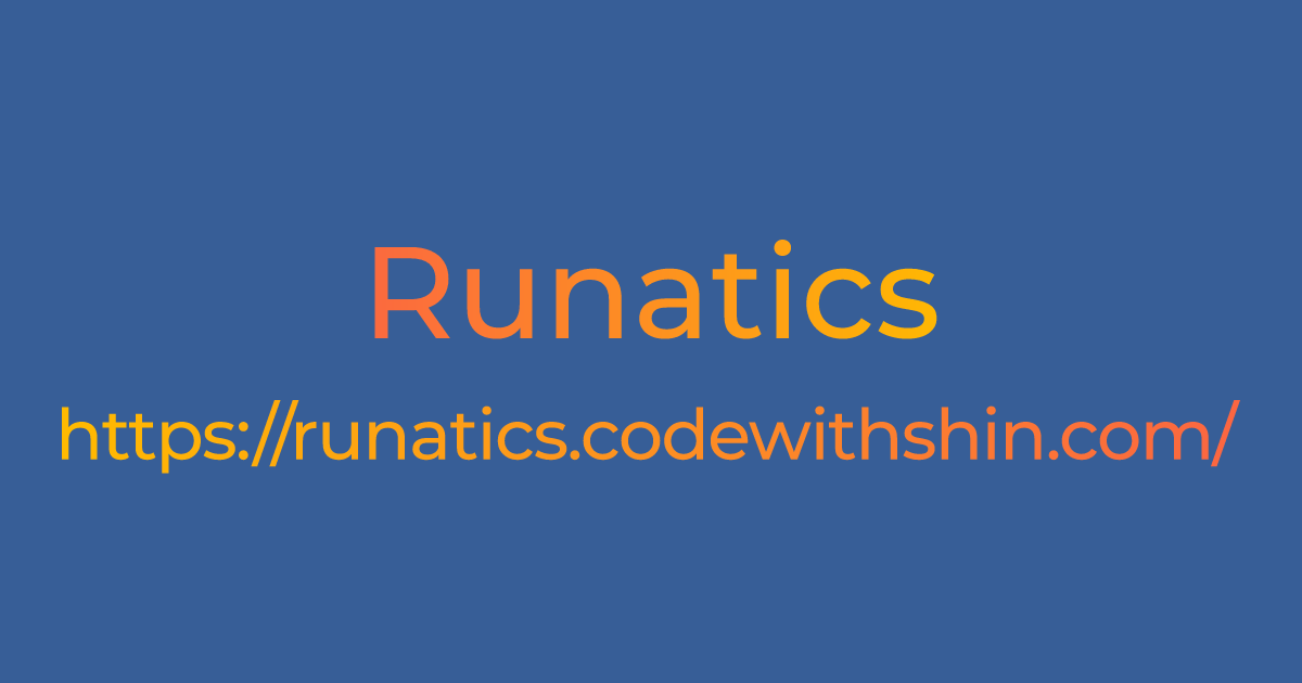 Runatics
